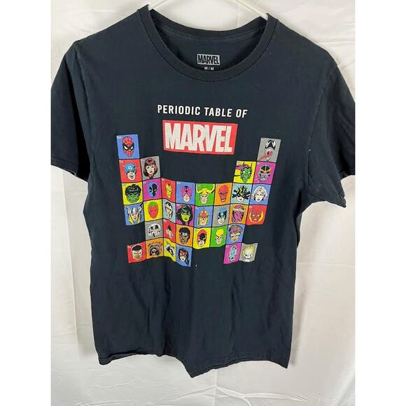 Marvel | Shirts | Marvel Super Hero Periodic Table M Good Condition ...